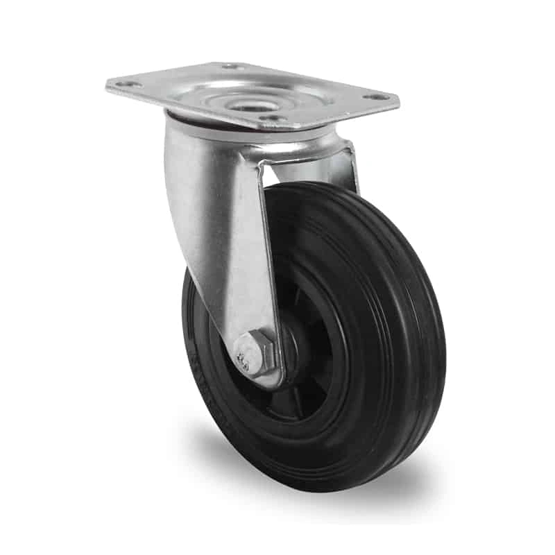 Gummihjul, länkhjul | Industri-hjul.se